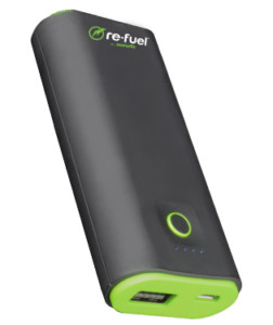 Re-Fuel Lithium Rechargeable Battery Power Bank 5200mAh with Charge ...